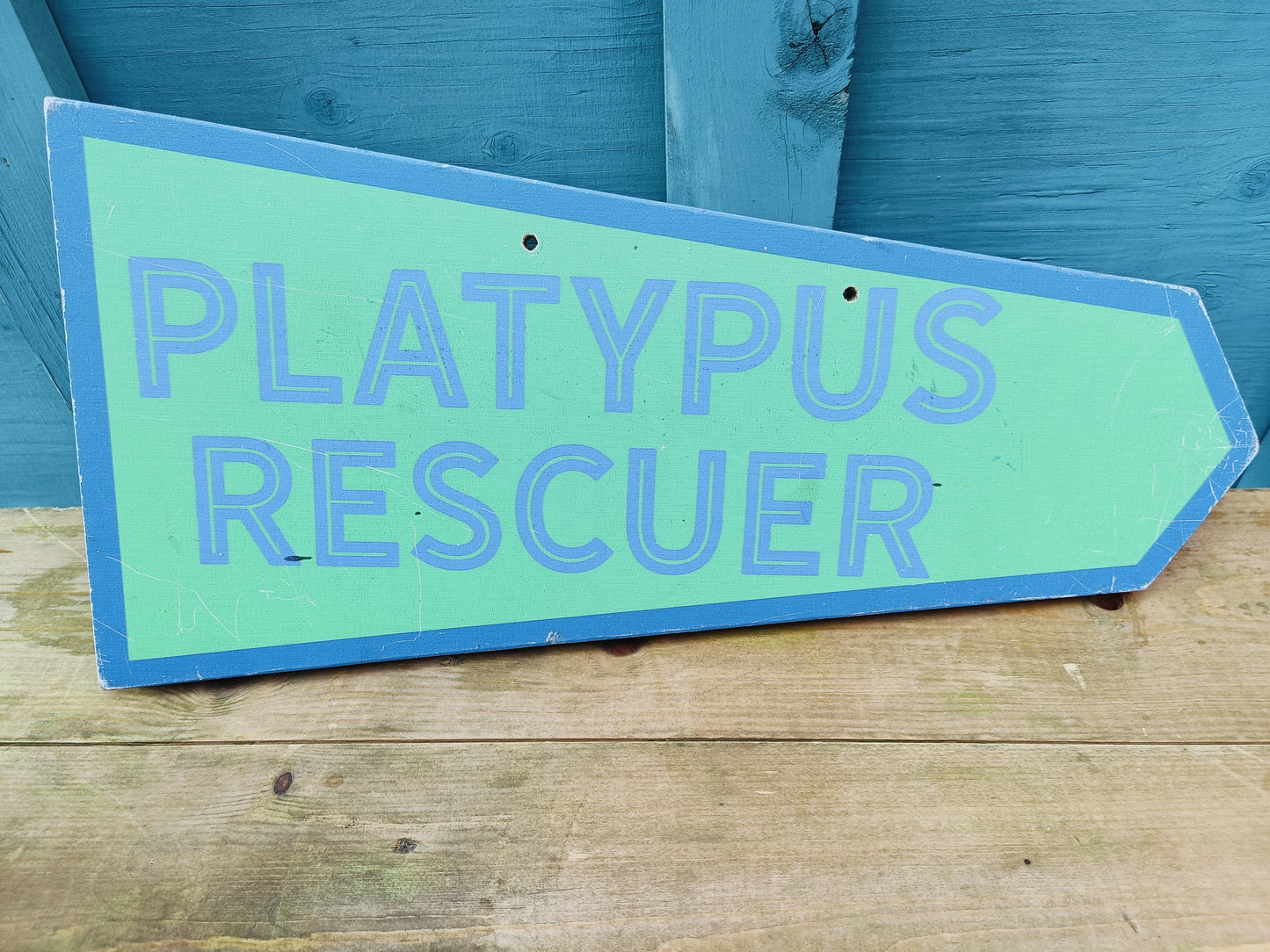 Lot 074: Platypus Rescuer Sign – Phantom Peak